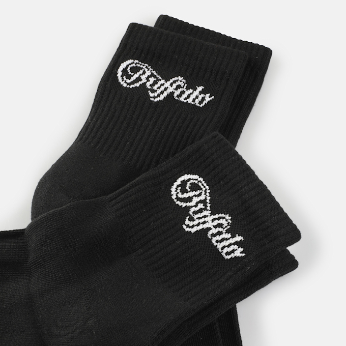Buy Buffalo Logo Quarter Socks (2 Pack) in black in the BUFFALO® Shop