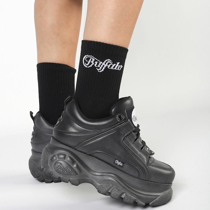 Buy Buffalo Logo Quarter Socks (2 Pack) in black in the BUFFALO® Shop