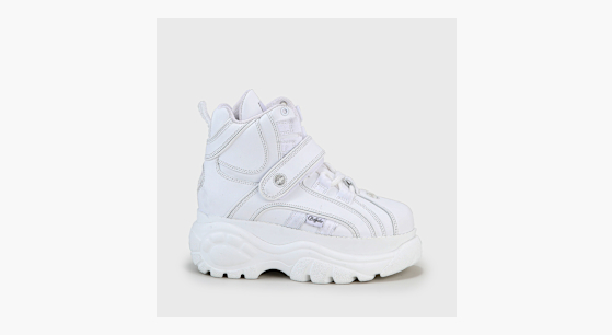 Buy Buffalo Classic High BS Leather in white in the BUFFALO® Shop