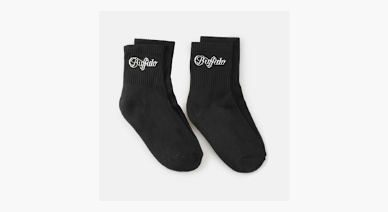 Buy Buffalo Logo Quarter Socks (2 Pack) in black in the BUFFALO® Shop